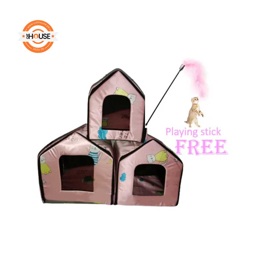 Soft Indoor Cat House with Free Beautiful Gift